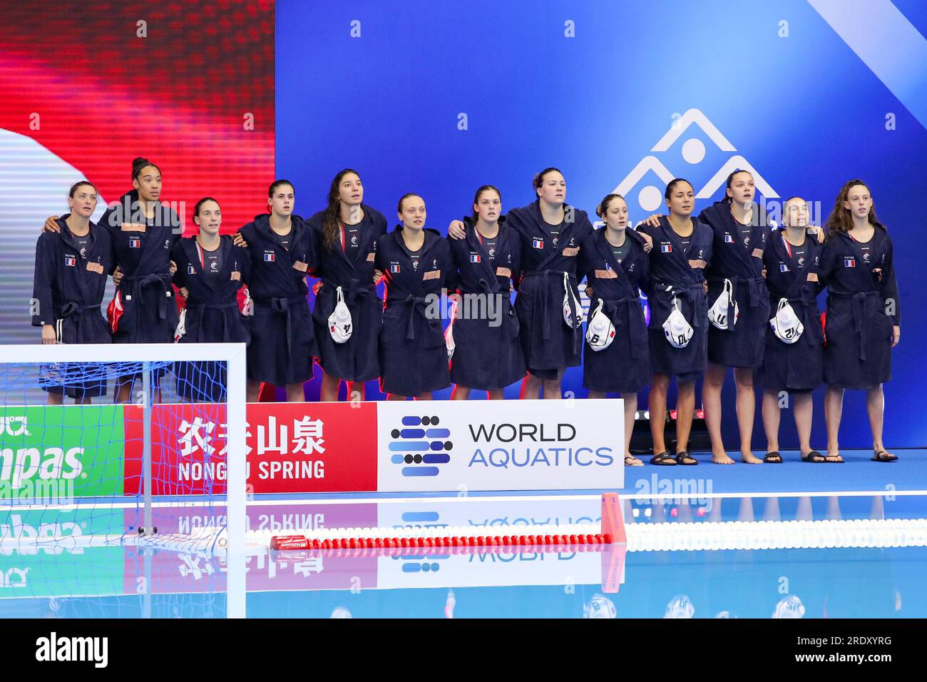 France and japan players line up hi-res stock photography and images ...