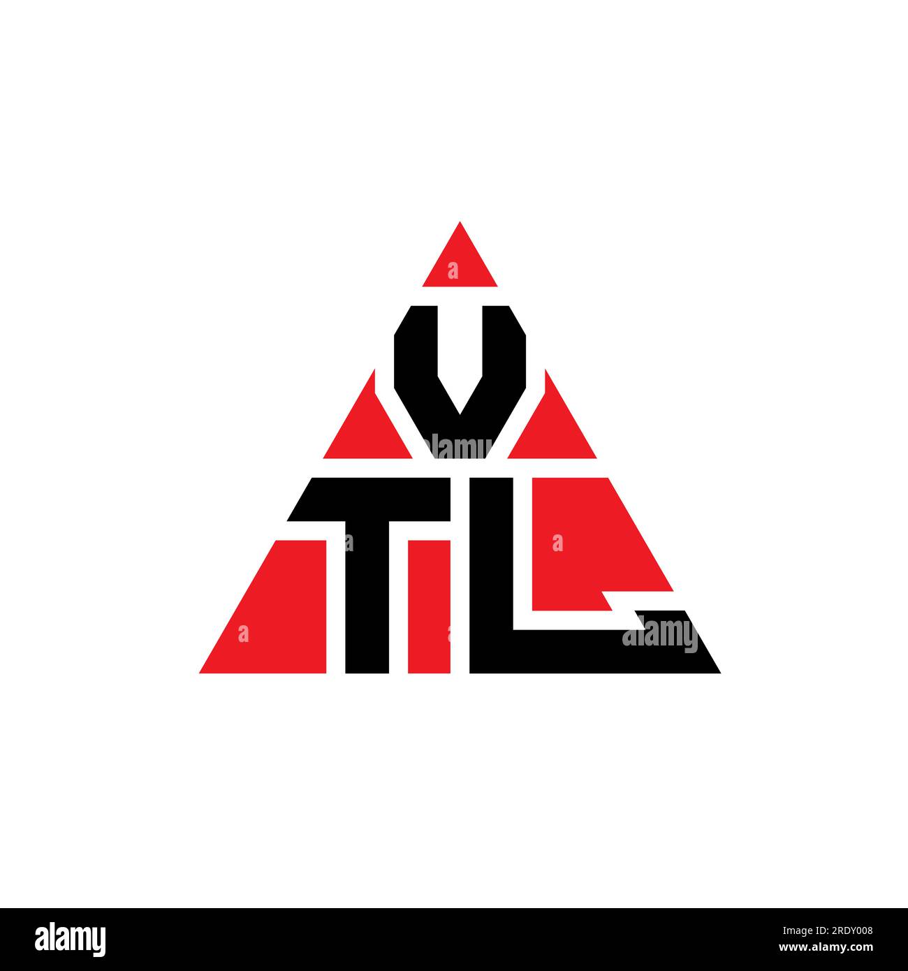 VTL triangle letter logo design with triangle shape. VTL triangle logo ...