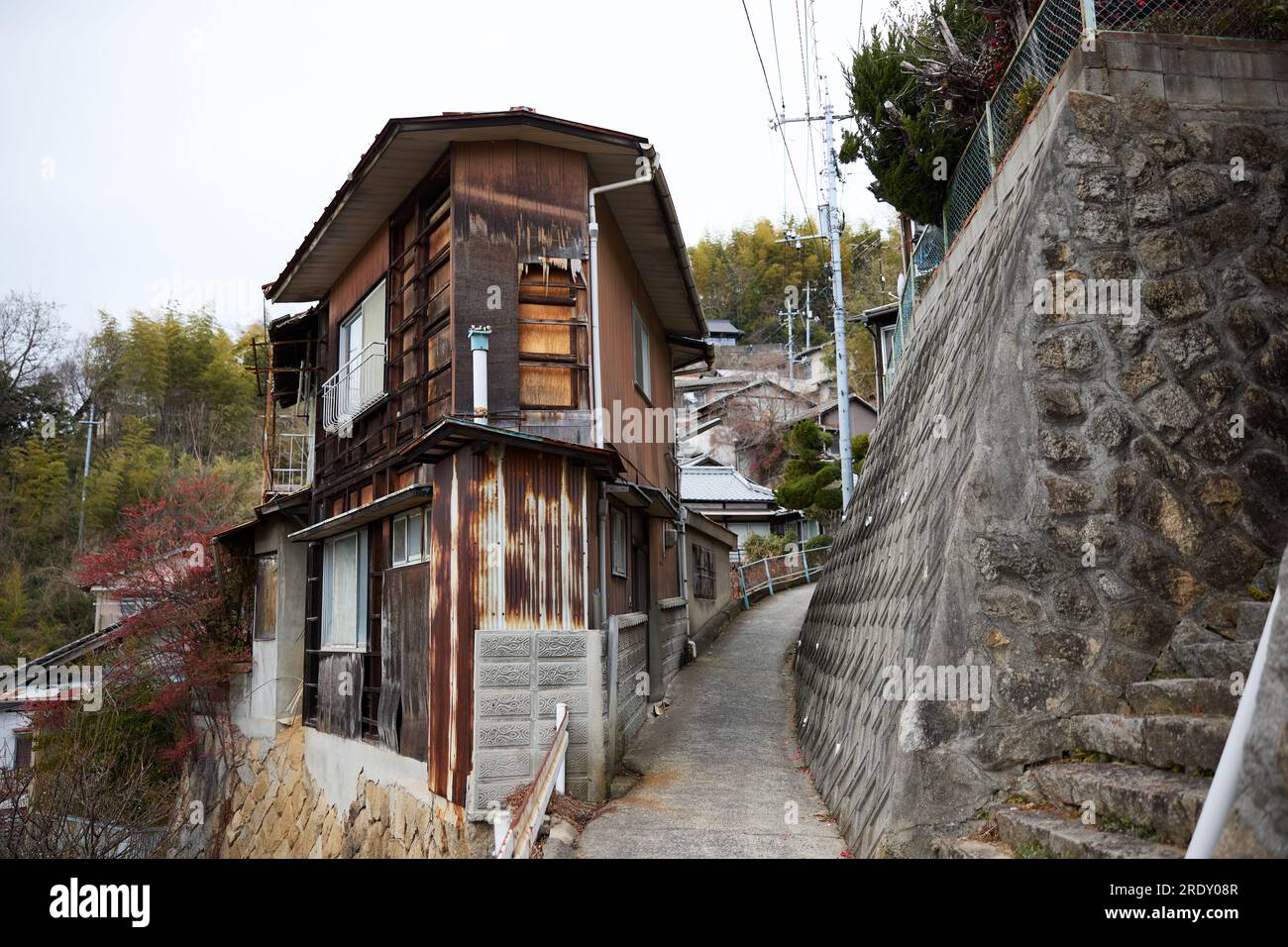 Townscape in Onomichi, Hiroshima Prefecture, Japan Stock Photo - Alamy