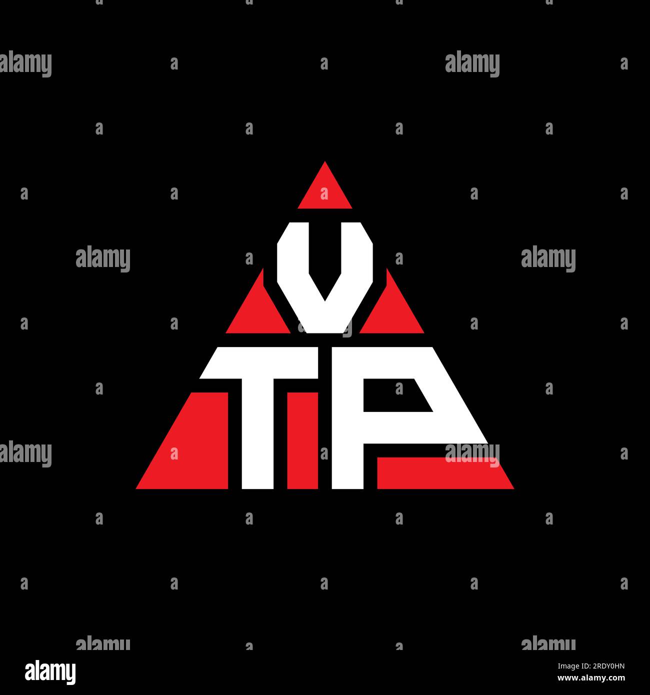 VTP triangle letter logo design with triangle shape. VTP triangle logo design monogram. VTP ...