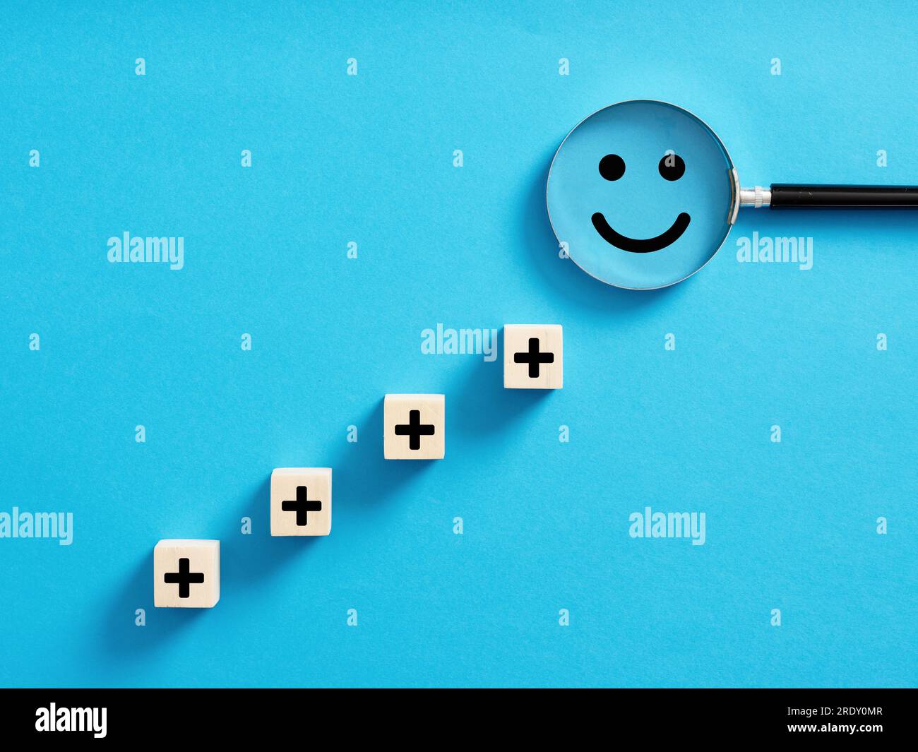 Increasing customer or user satisfaction concept. Business success and ...