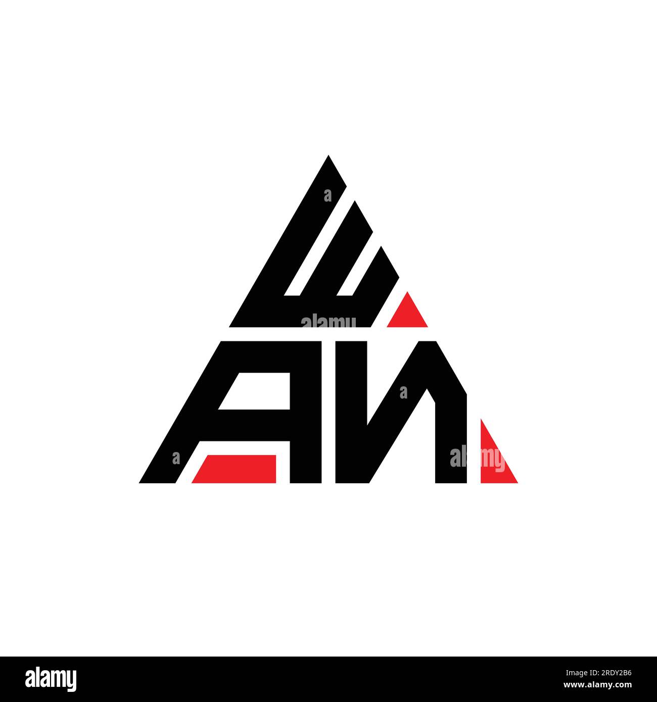 Wan logo design Stock Vector Images - Alamy