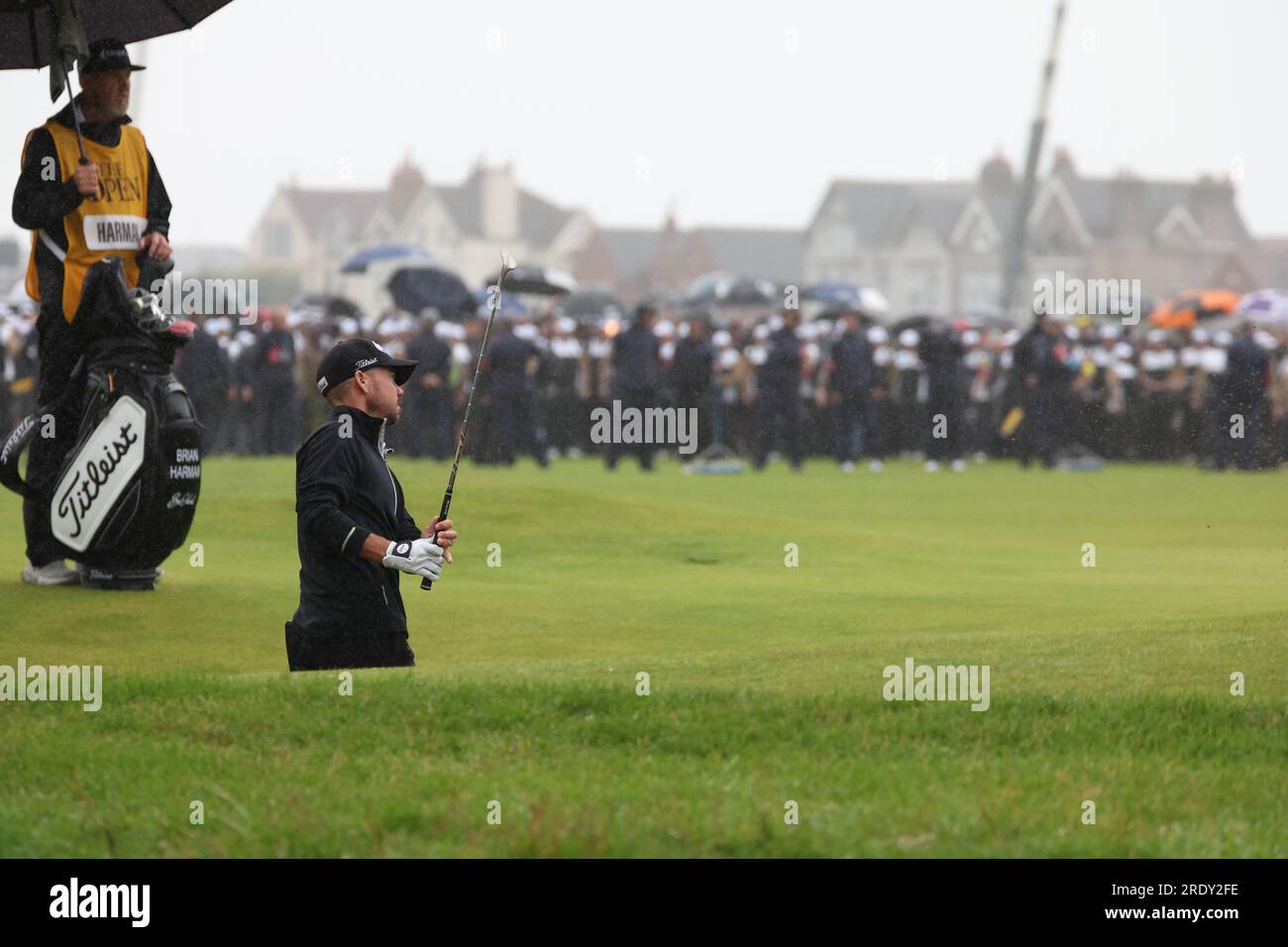 United States' Brian Harman during the day 4 of the 2023 British Open ...