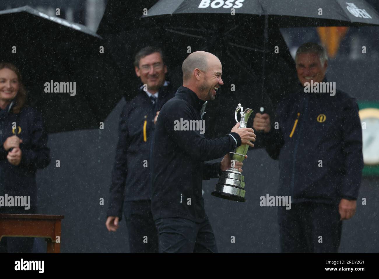 Brian harman open trophy hi-res stock photography and images - Alamy