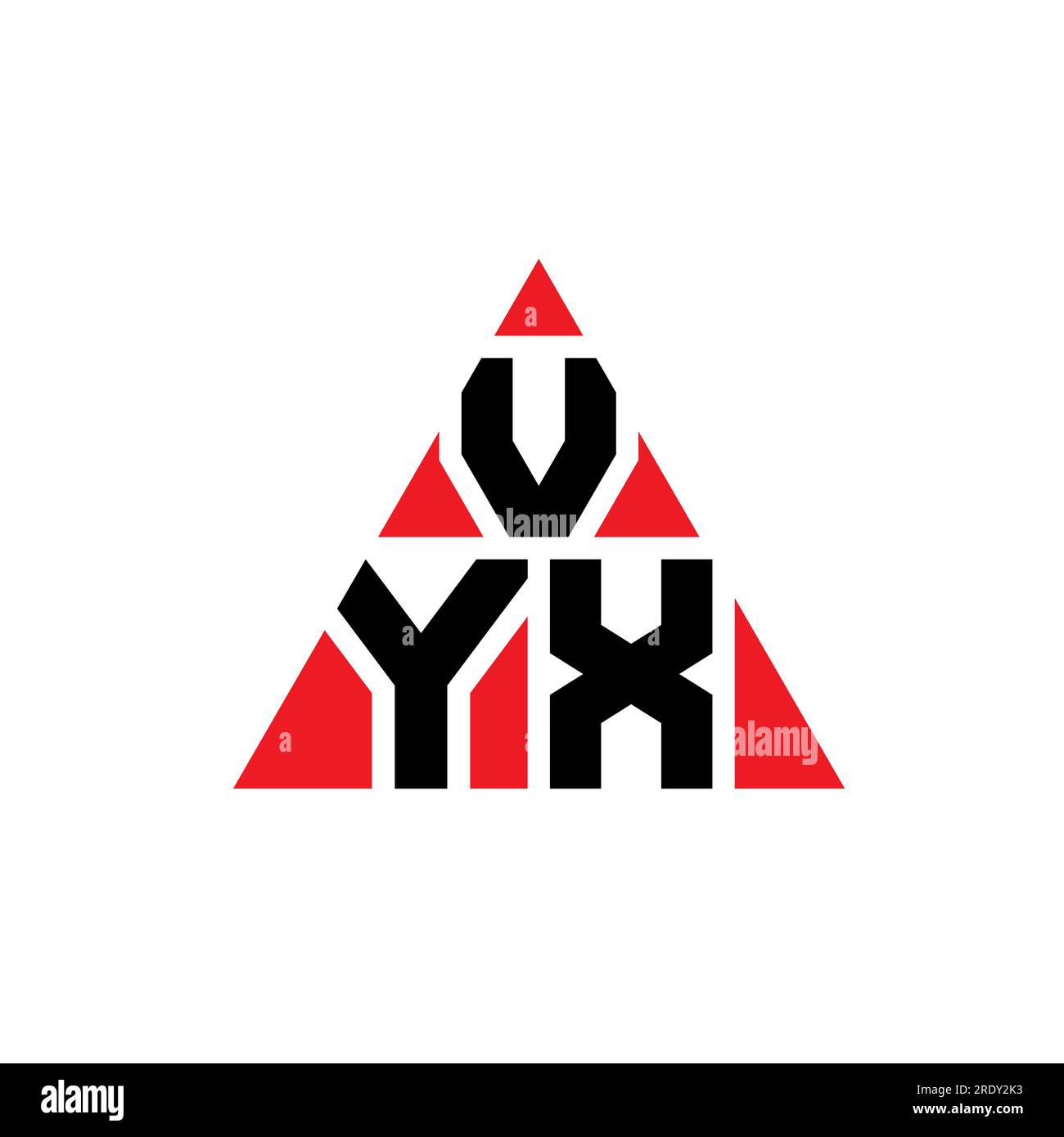 VYX triangle letter logo design with triangle shape. VYX triangle logo ...