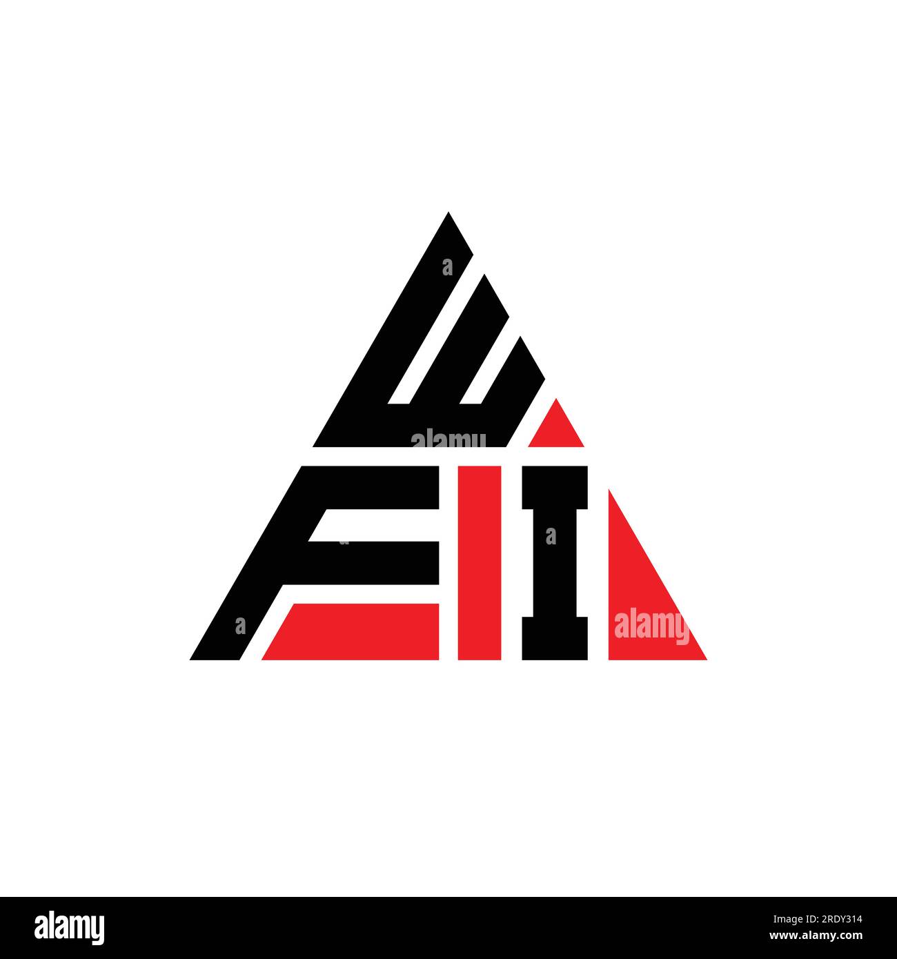 Wfi logo design hi-res stock photography and images - Alamy