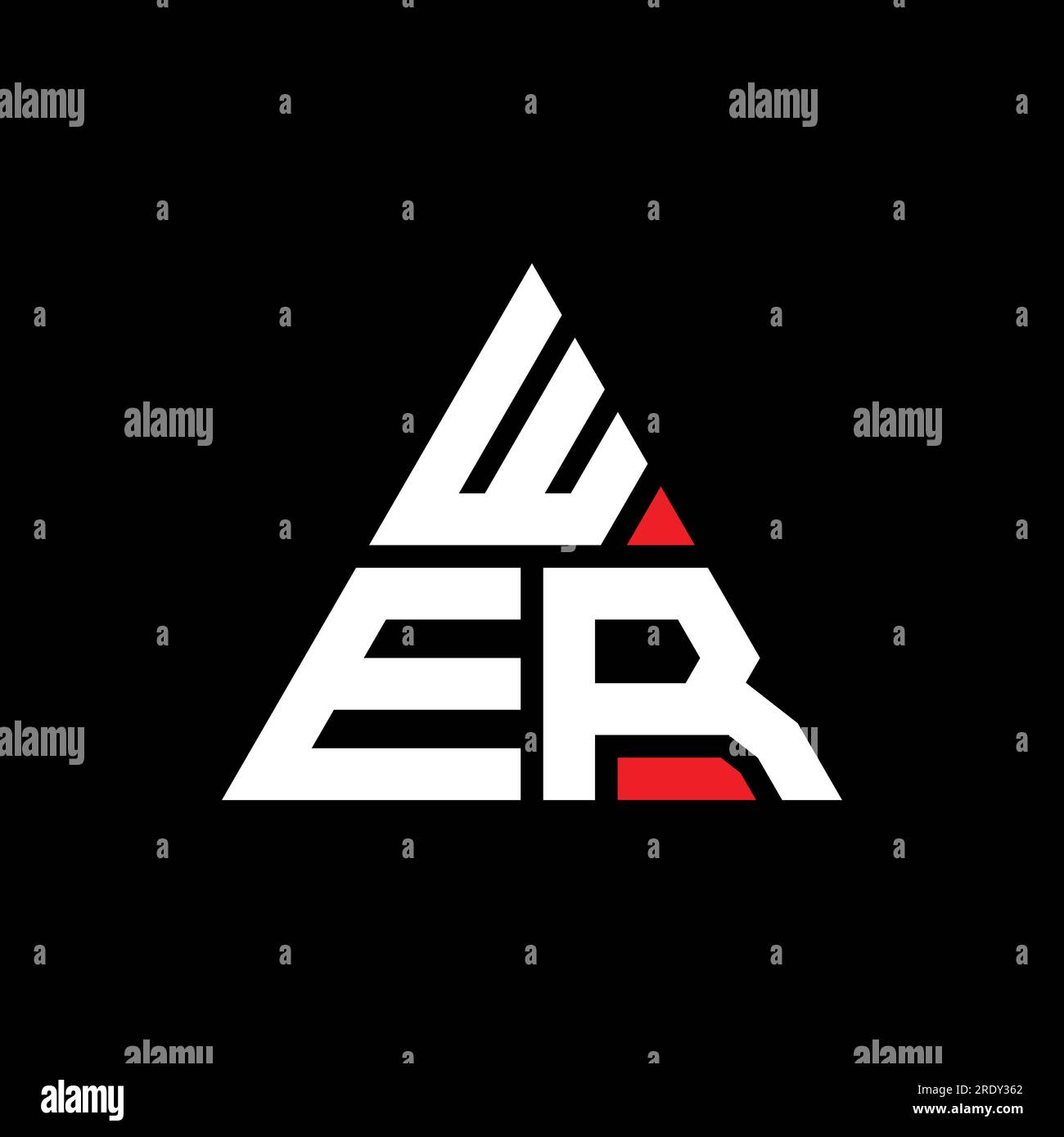 Wer logo design Stock Vector Images - Alamy