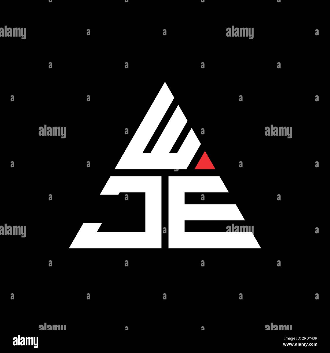 Wje logo design hi-res stock photography and images - Alamy