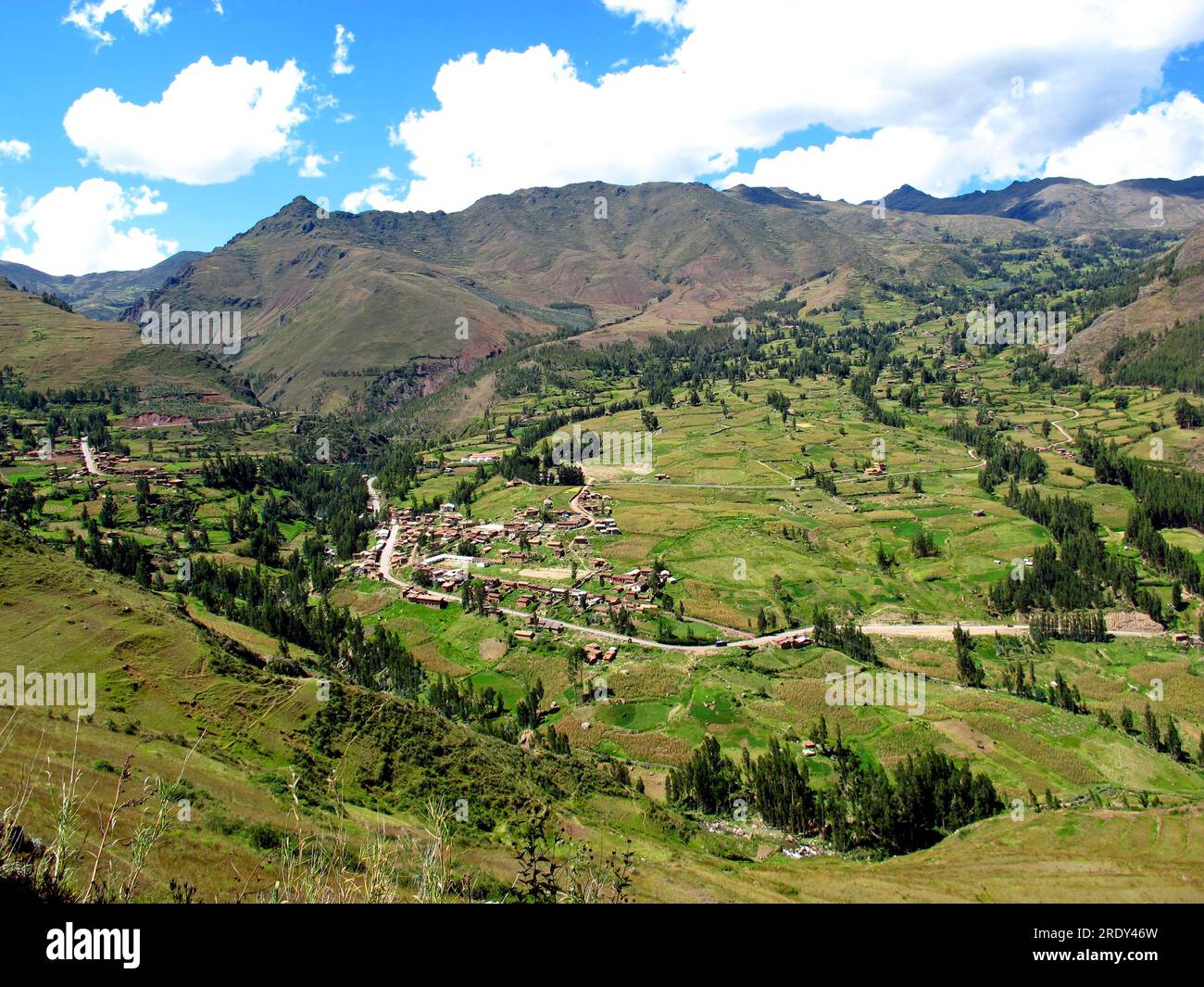 Urubamba Sacred Valley of Incas in Peru, South America Stock Photo - Alamy