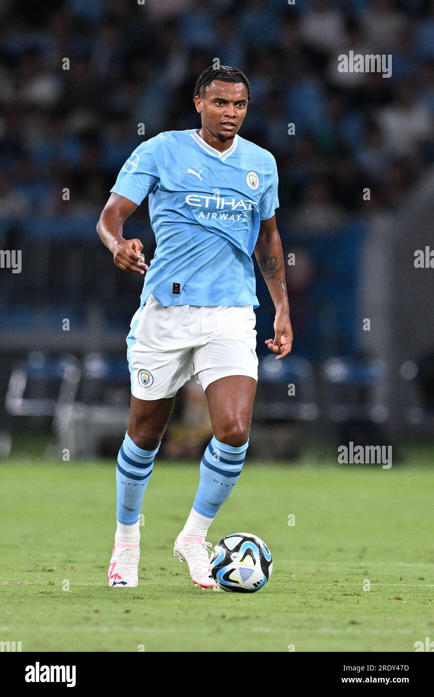 National Stadium, Tokyo, Japan. 23rd July, 2023. Manuel Akanji ...