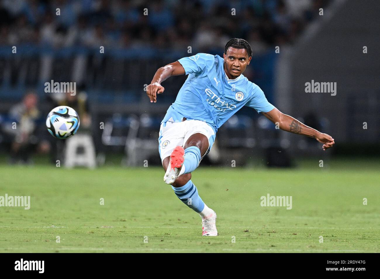 National Stadium, Tokyo, Japan. 23rd July, 2023. Manuel Akanji ...