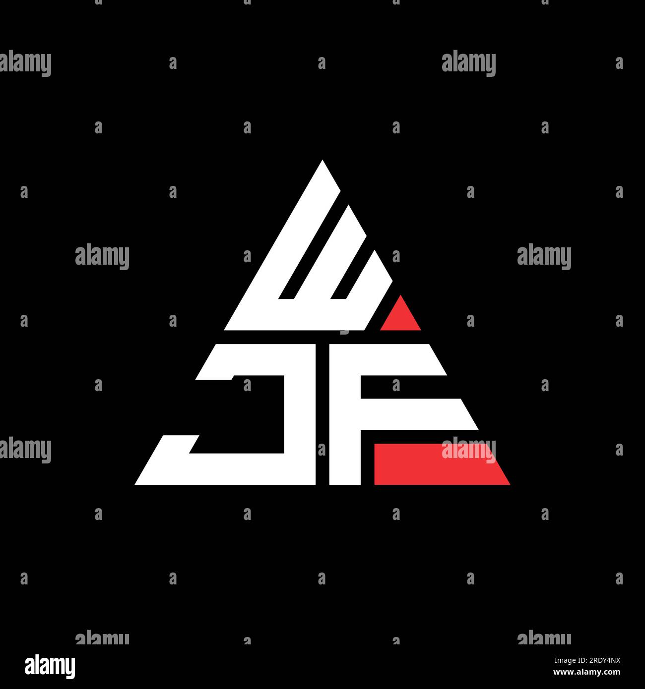 Wjf logo design hi-res stock photography and images - Alamy