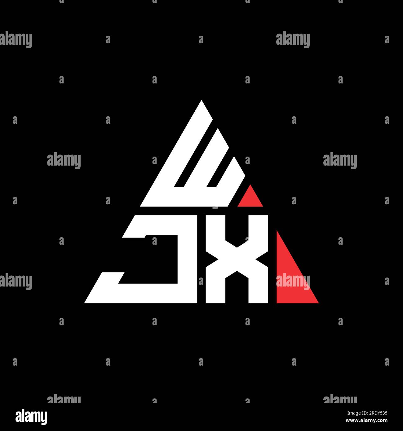 Wjx logo design hi-res stock photography and images - Alamy