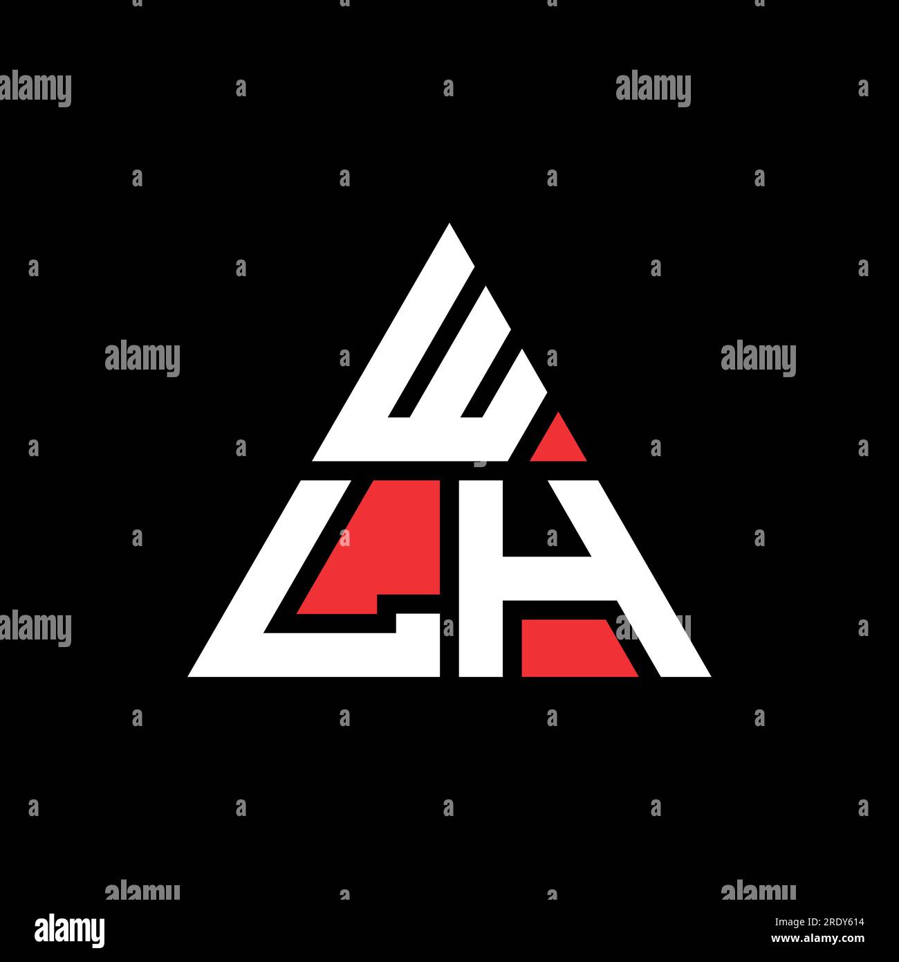 Wlh logo design hi-res stock photography and images - Alamy