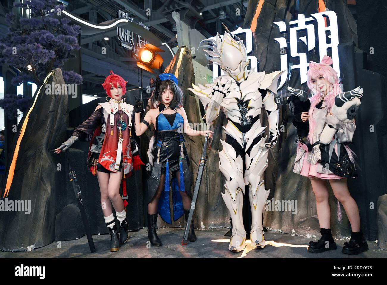 People visit the Bilibili World 2023 in Shanghai, China, 21 July, 2023 ...