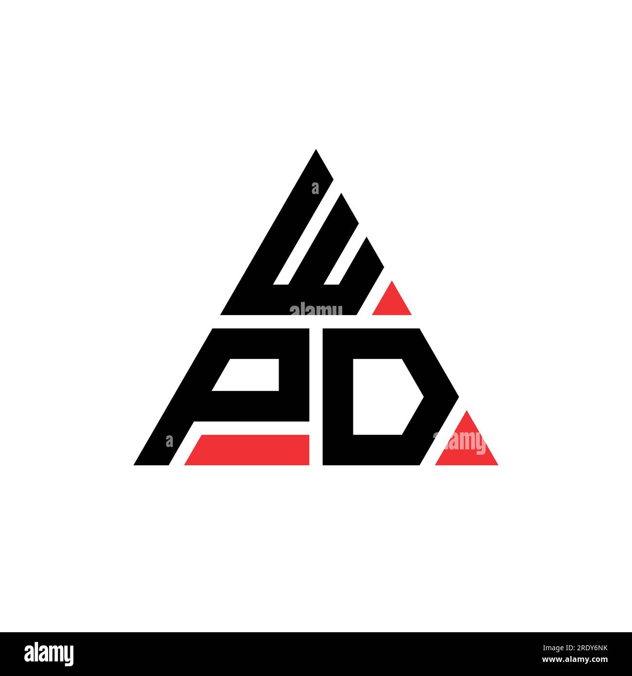 WPG triangle letter logo design with triangle shape. WPG triangle logo ...