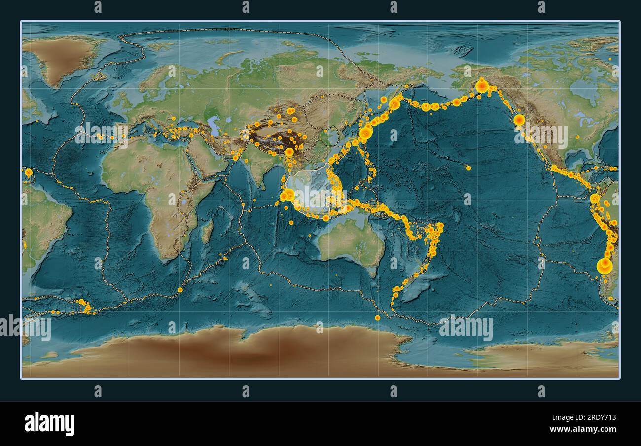 Sunda tectonic plate on the Wiki style elevation map in the Compact ...