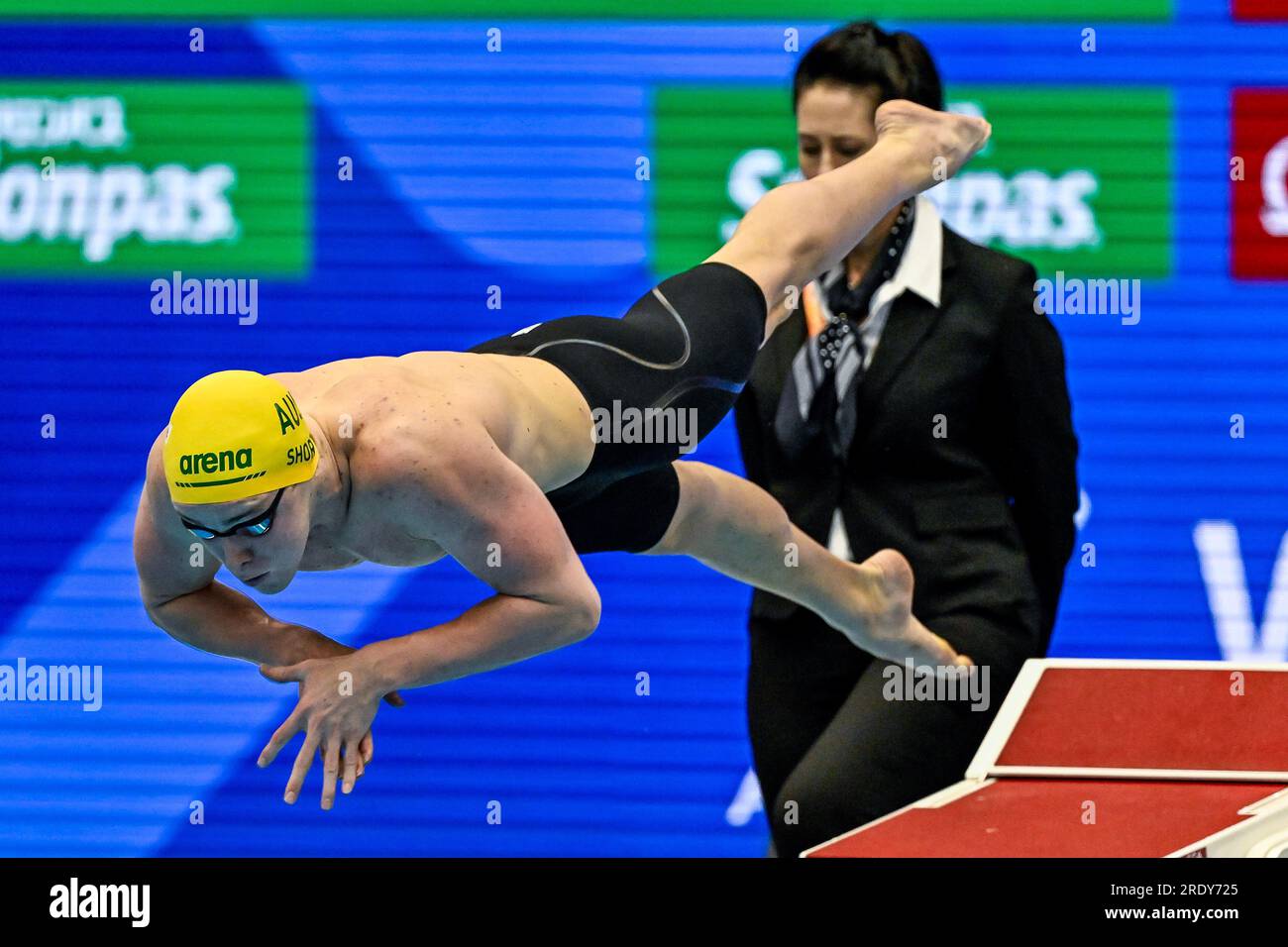Fukuoka, Japan. 23rd July, 2023. Elijah Winnington of Australia ...
