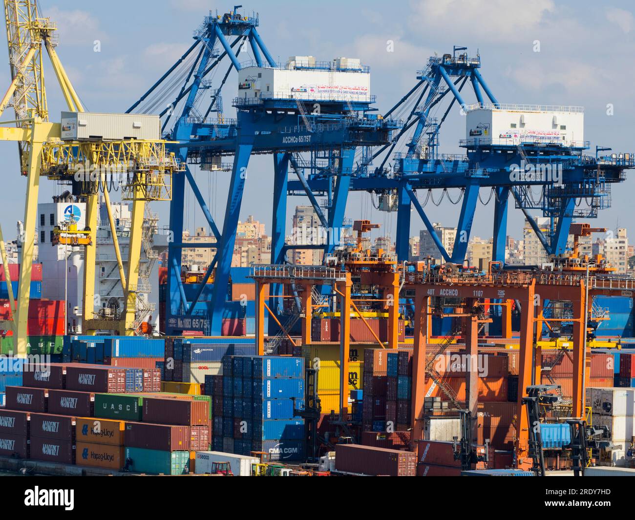 The Port of Alexandria is located on the northern, Mediterranean coast ...