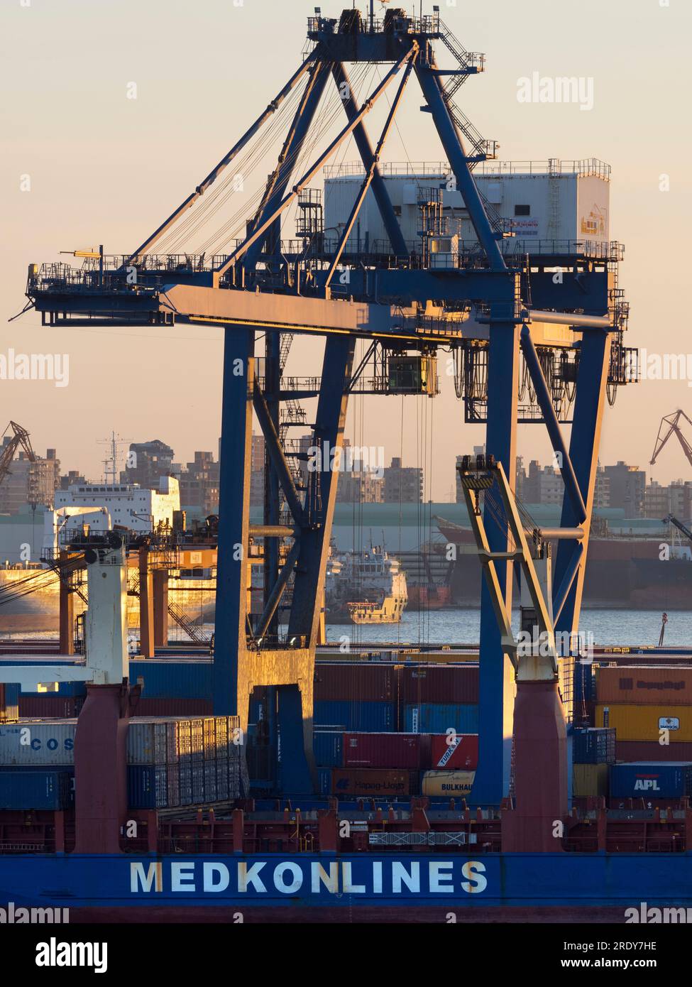 The Port of Alexandria is located on the northern, Mediterranean coast ...