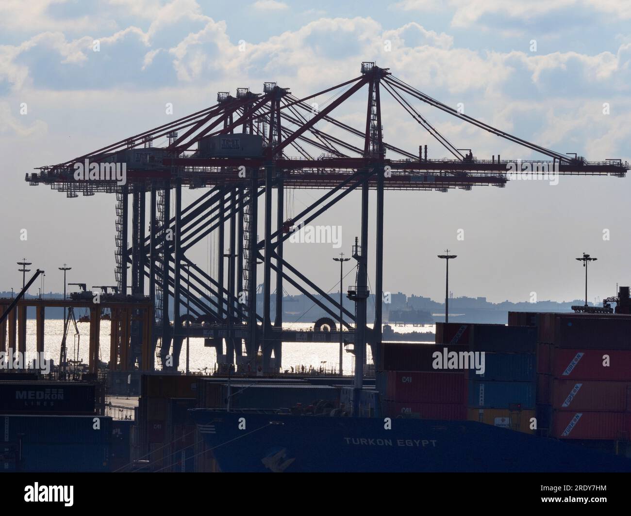 The Port of Alexandria is located on the northern, Mediterranean coast ...