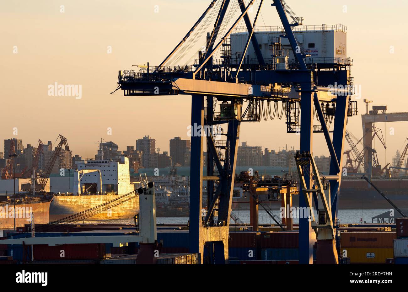 The Port of Alexandria is located on the northern, Mediterranean coast ...