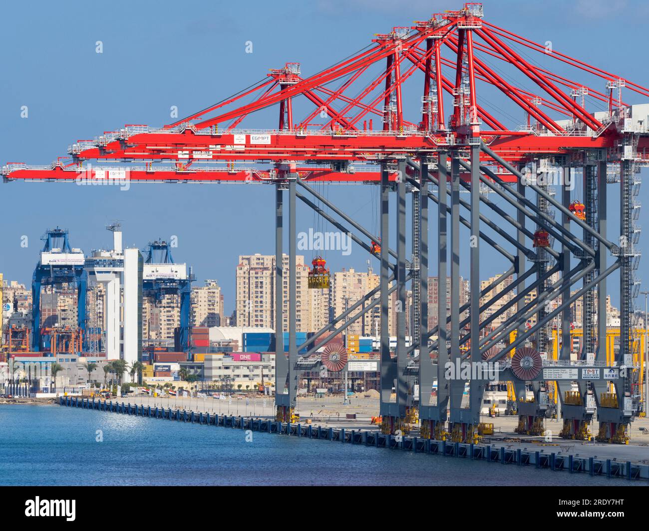 The Port of Alexandria is located on the northern, Mediterranean coast ...