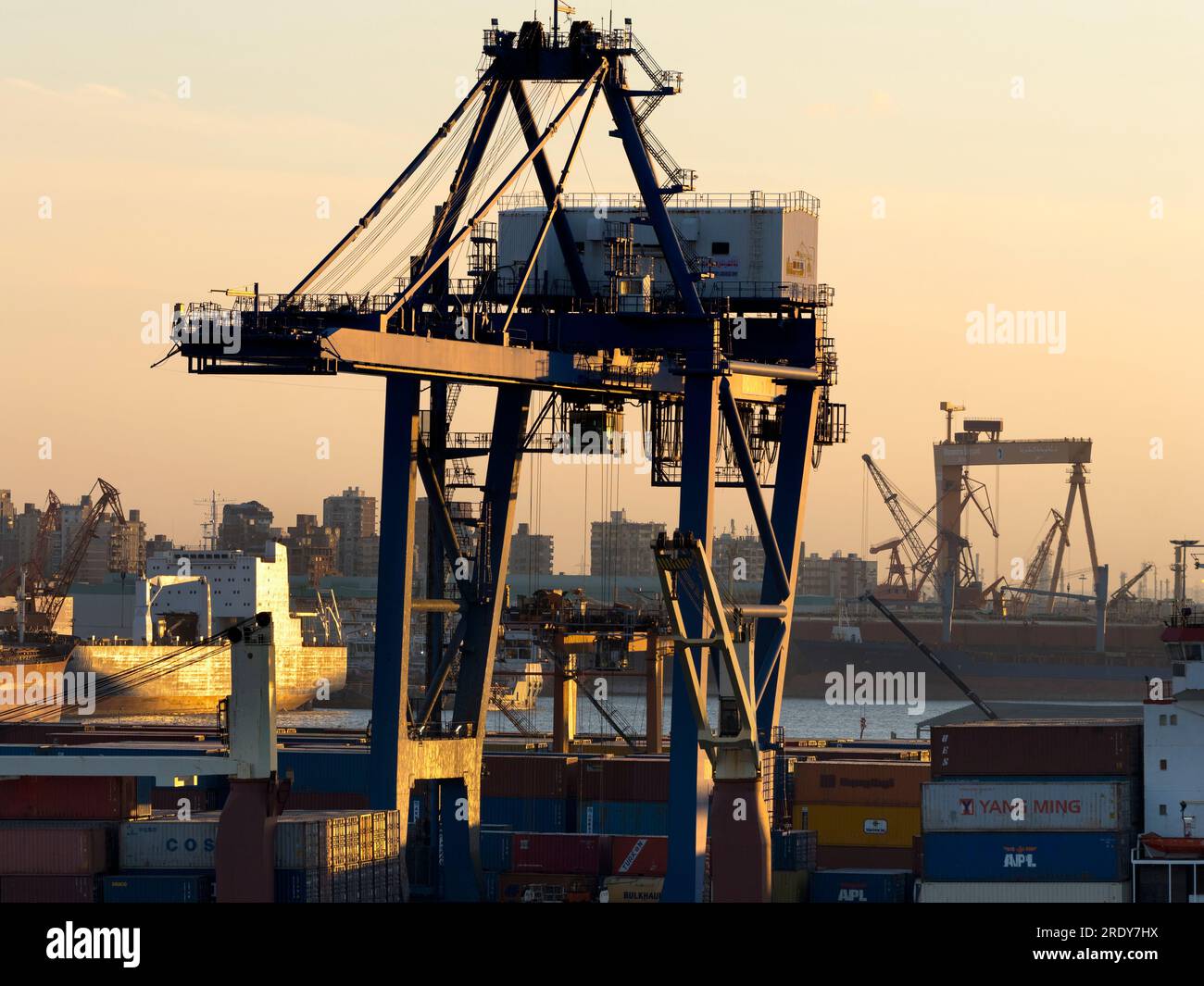 The Port of Alexandria is located on the northern, Mediterranean coast ...