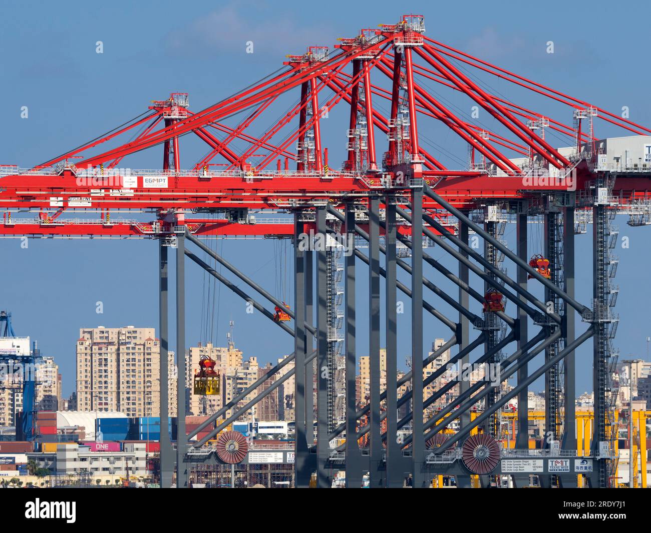 The Port of Alexandria is located on the northern, Mediterranean coast ...