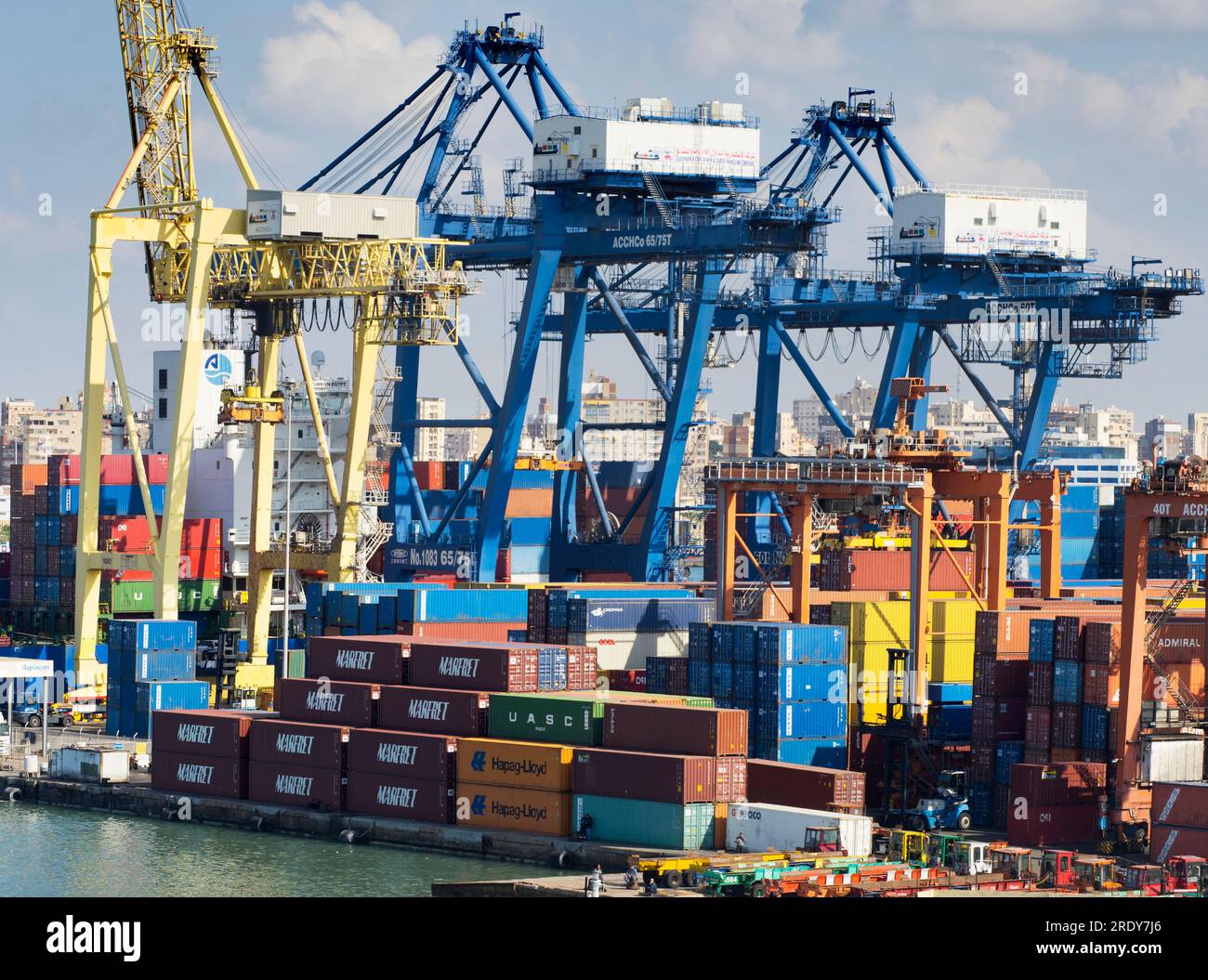The Port of Alexandria is located on the northern, Mediterranean coast ...