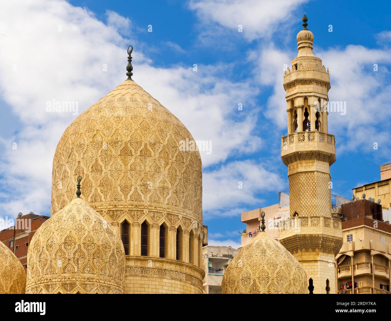 The city of Alexandria is located on the northern, Mediterranean coast ...