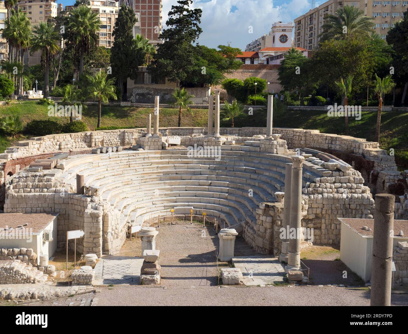 The city of Alexandria is located on the northern, Mediterranean coast ...