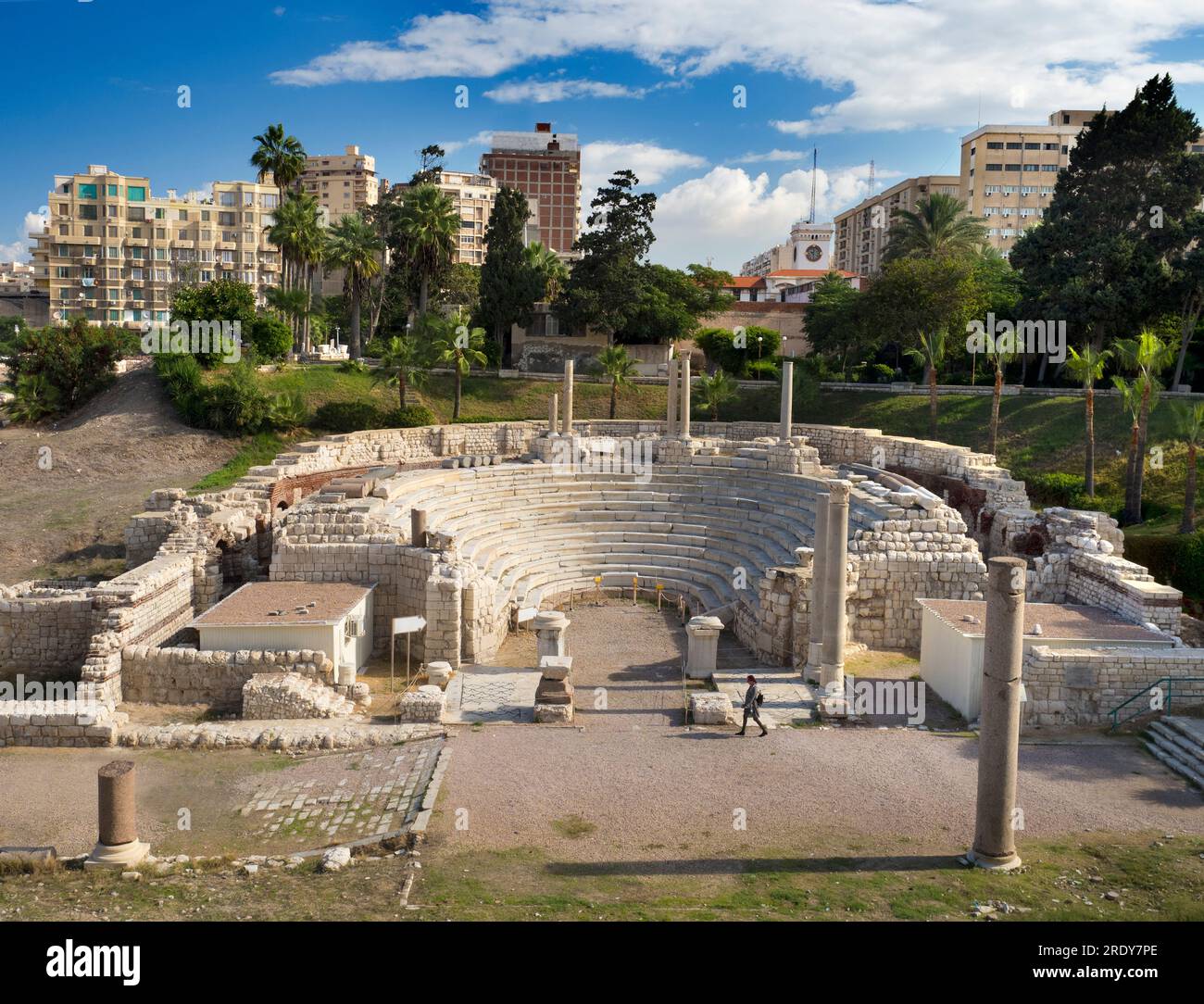 The city of Alexandria is located on the northern, Mediterranean coast ...