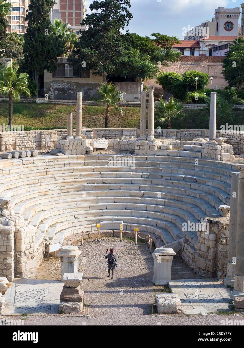 The city of Alexandria is located on the northern, Mediterranean coast ...