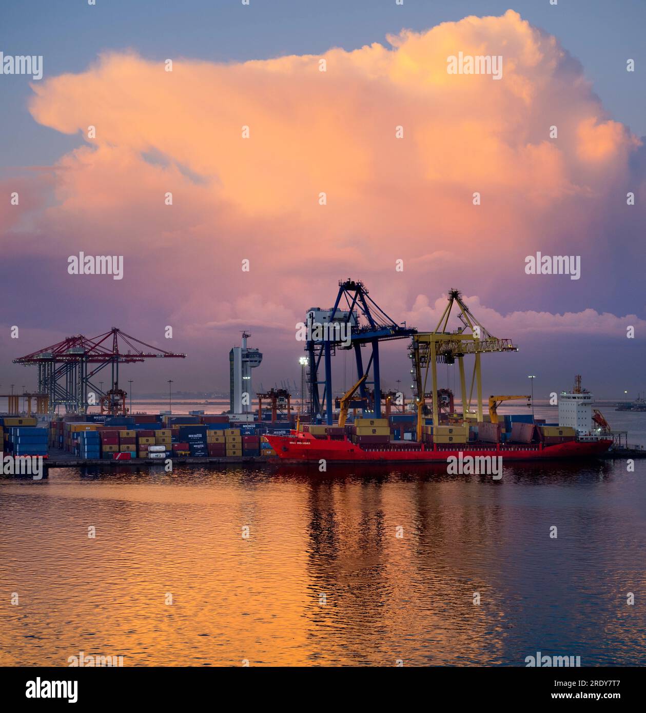 The Port of Alexandria is located on the northern, Mediterranean coast ...