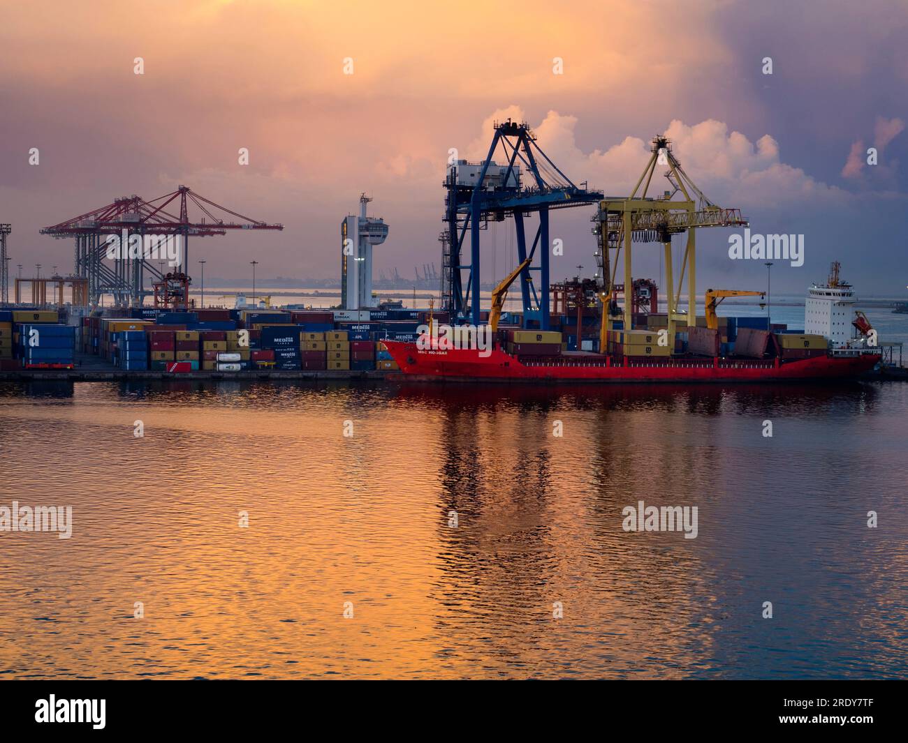 The Port of Alexandria is located on the northern, Mediterranean coast ...