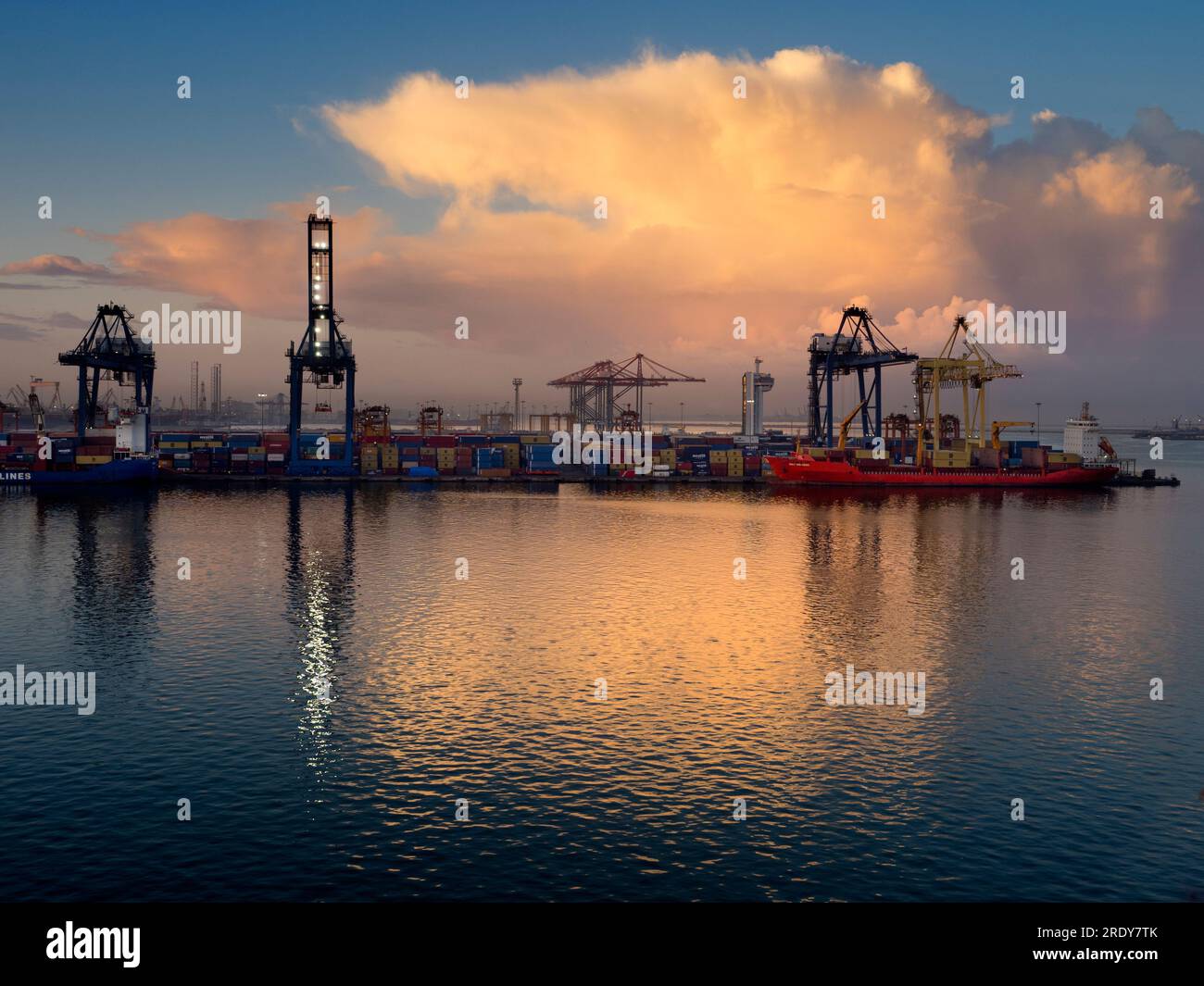 The Port of Alexandria is located on the northern, Mediterranean coast ...