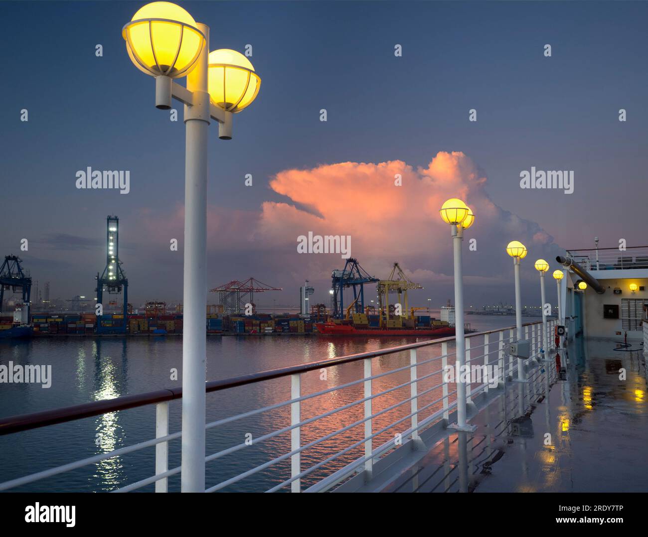 The Port of Alexandria is located on the northern, Mediterranean coast of Egypt, to the West of ...