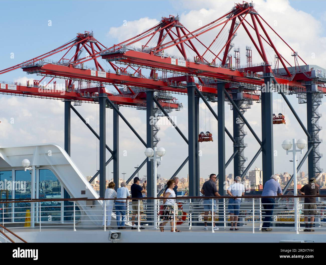 The Port of Alexandria is located on the northern, Mediterranean coast ...