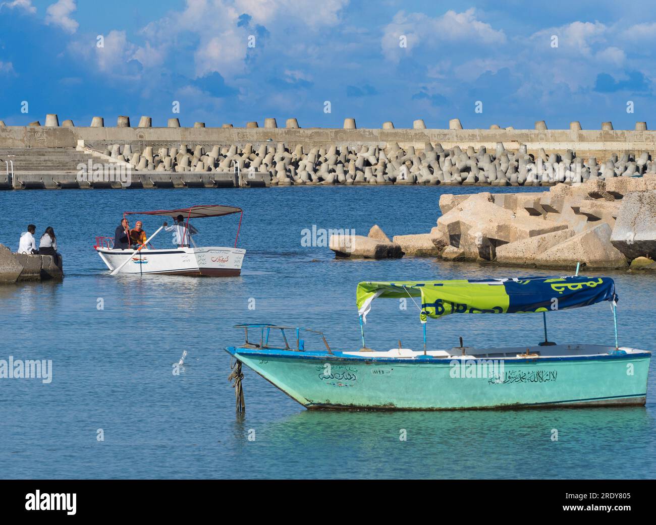 The Port of Alexandria is located on the northern, Mediterranean coast ...