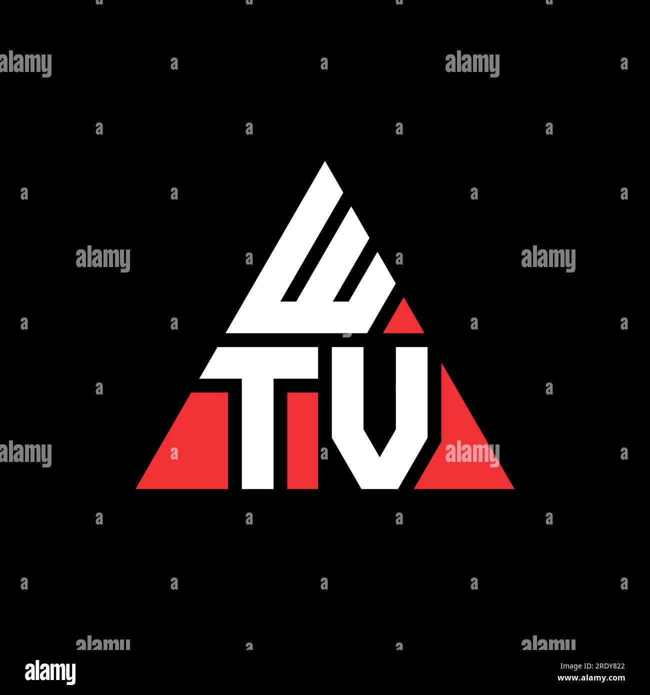 Wtv logo design hi-res stock photography and images - Alamy