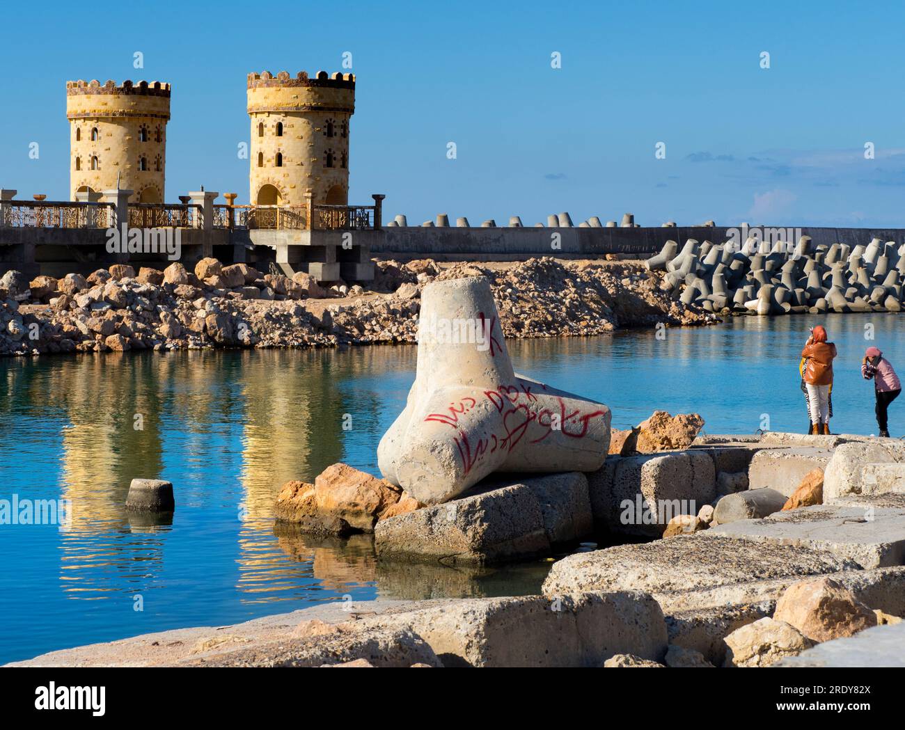 The Port of Alexandria is located on the northern, Mediterranean coast ...