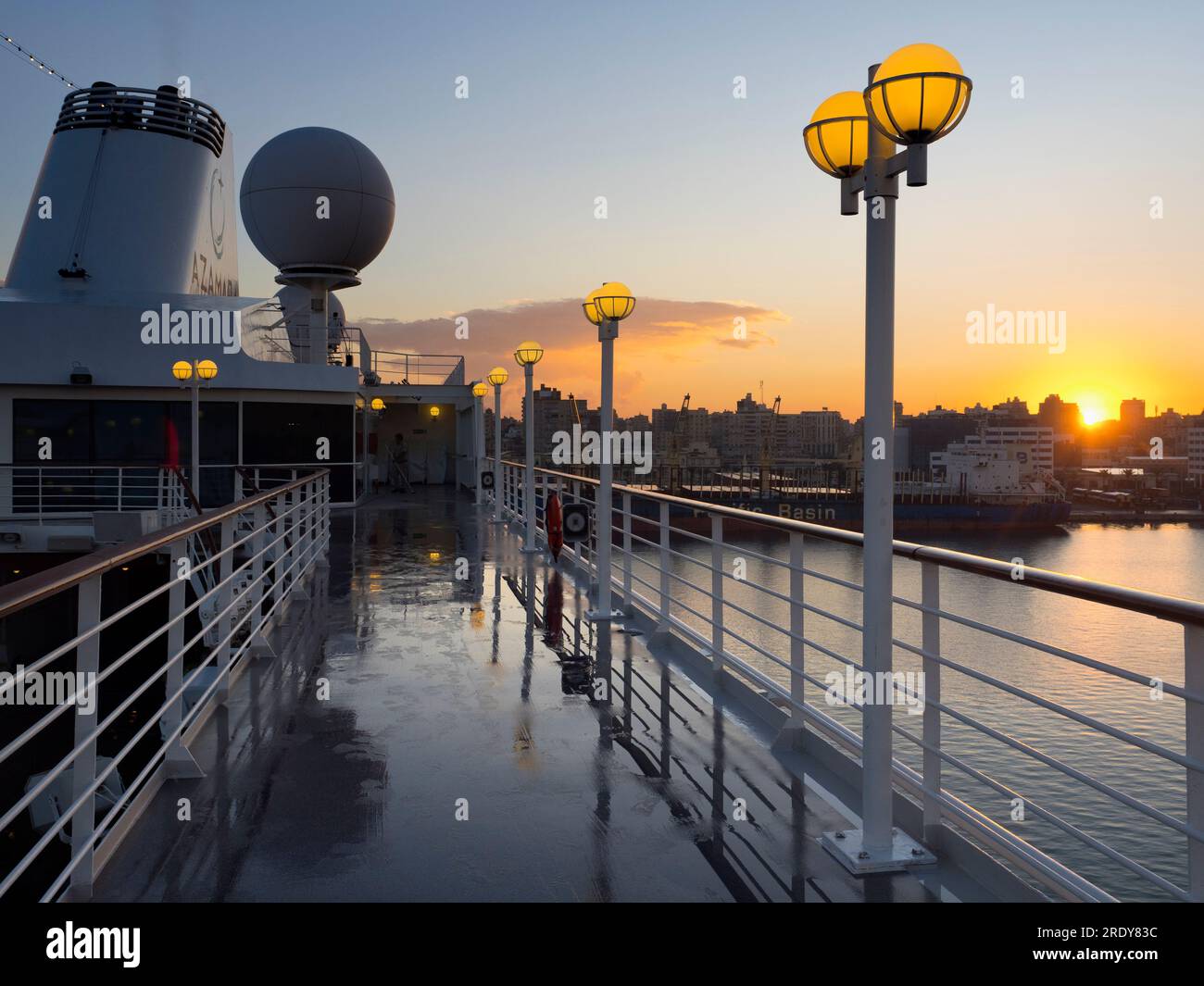 The Port of Alexandria is located on the northern, Mediterranean coast ...