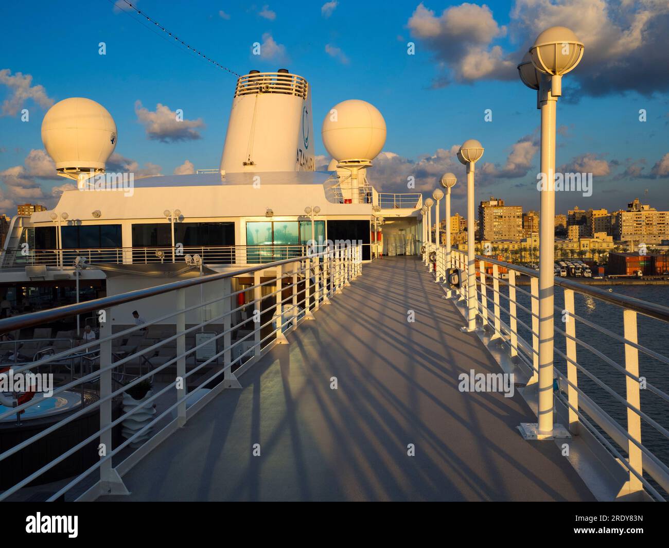 The Port of Alexandria is located on the northern, Mediterranean coast ...
