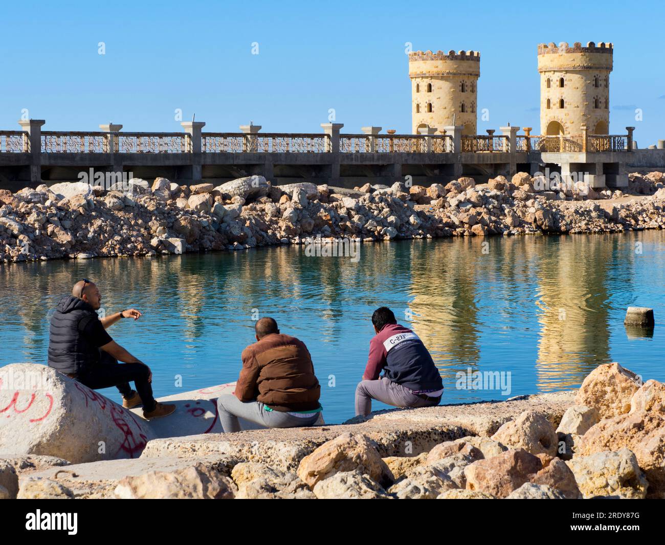 The Port of Alexandria is located on the northern, Mediterranean coast ...