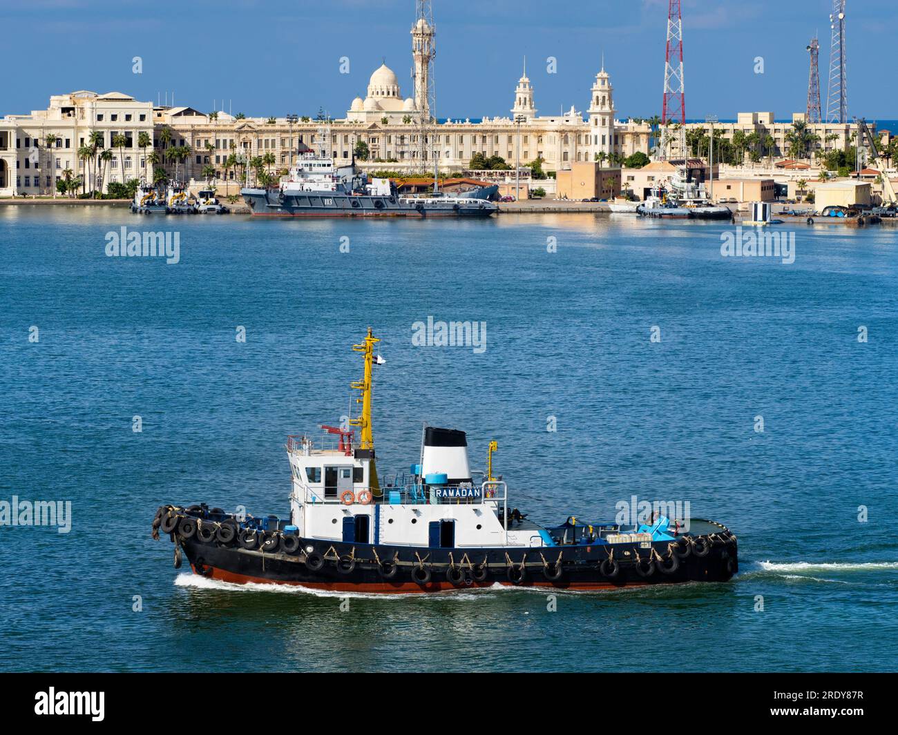 The city of Alexandria is located on the northern, Mediterranean coast ...