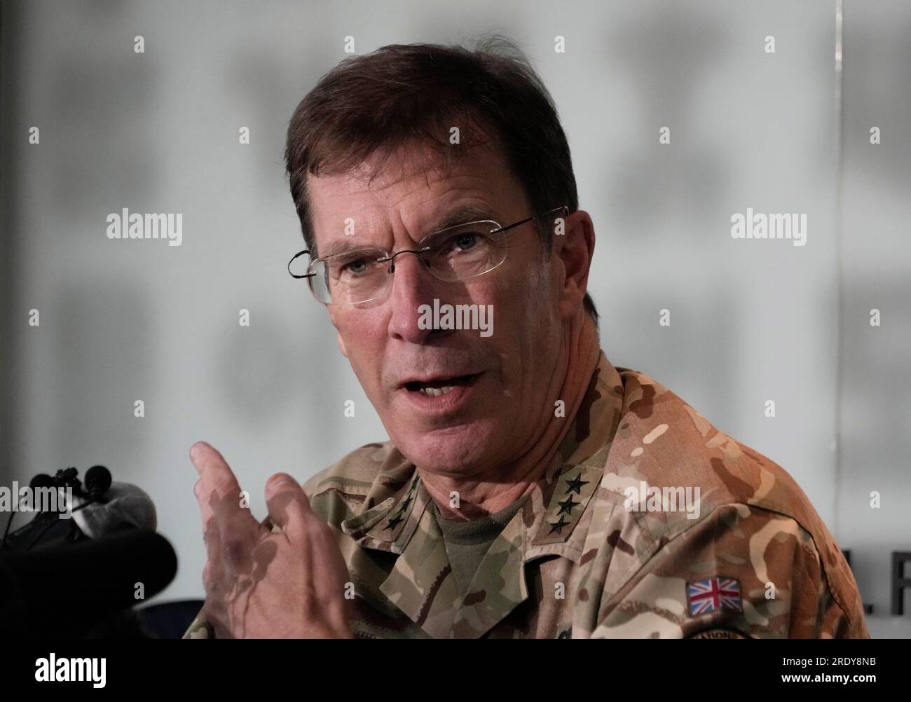 Lt. Gen. Andrew Harrison, deputy commander of the United Nations ...