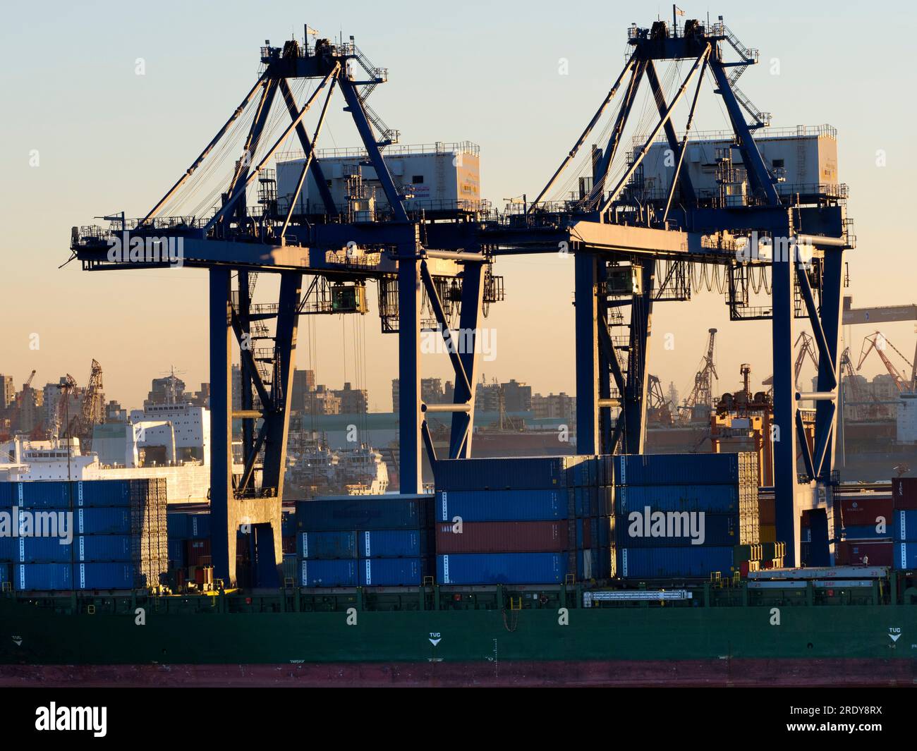 The Port of Alexandria is located on the northern, Mediterranean coast of Egypt, to the West of ...