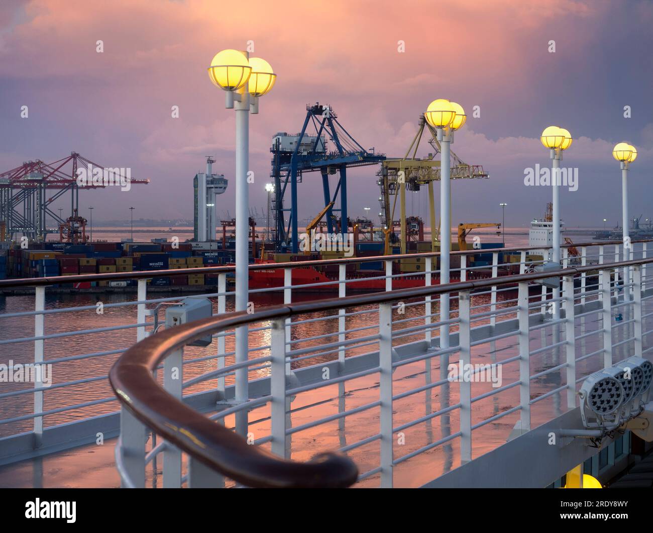 The Port of Alexandria is located on the northern, Mediterranean coast of Egypt, to the West of ...