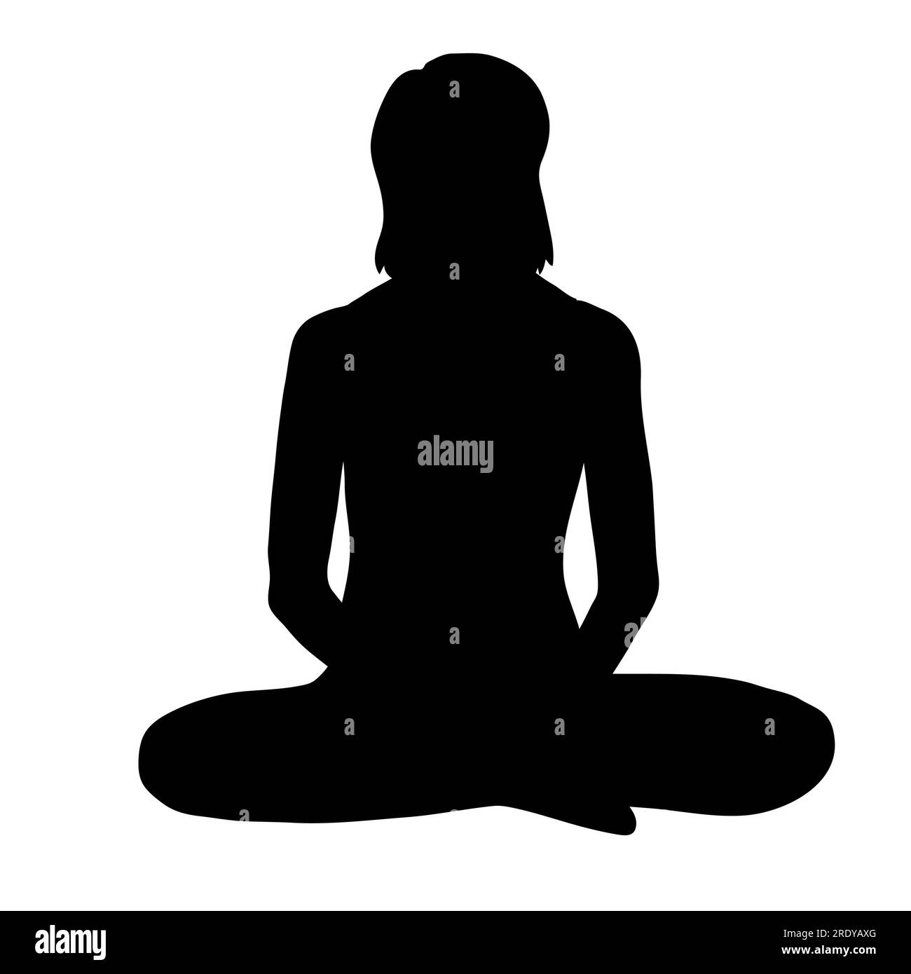 Woman person girl doing a yoga pose in black and white shadow ...